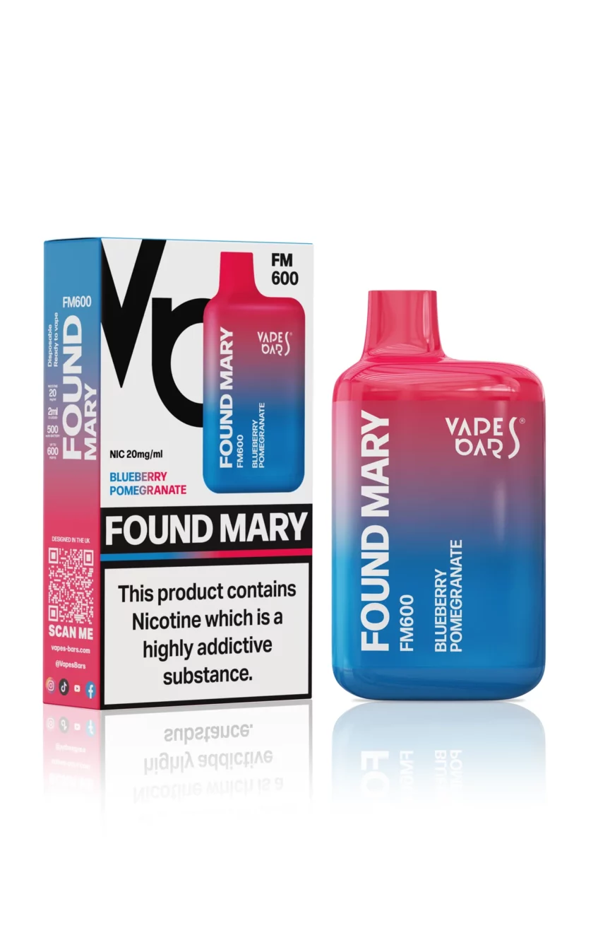 Vapes Bars Found Mary FM600 – Einweg E-Shisha 575 Züge - Blueberry ...