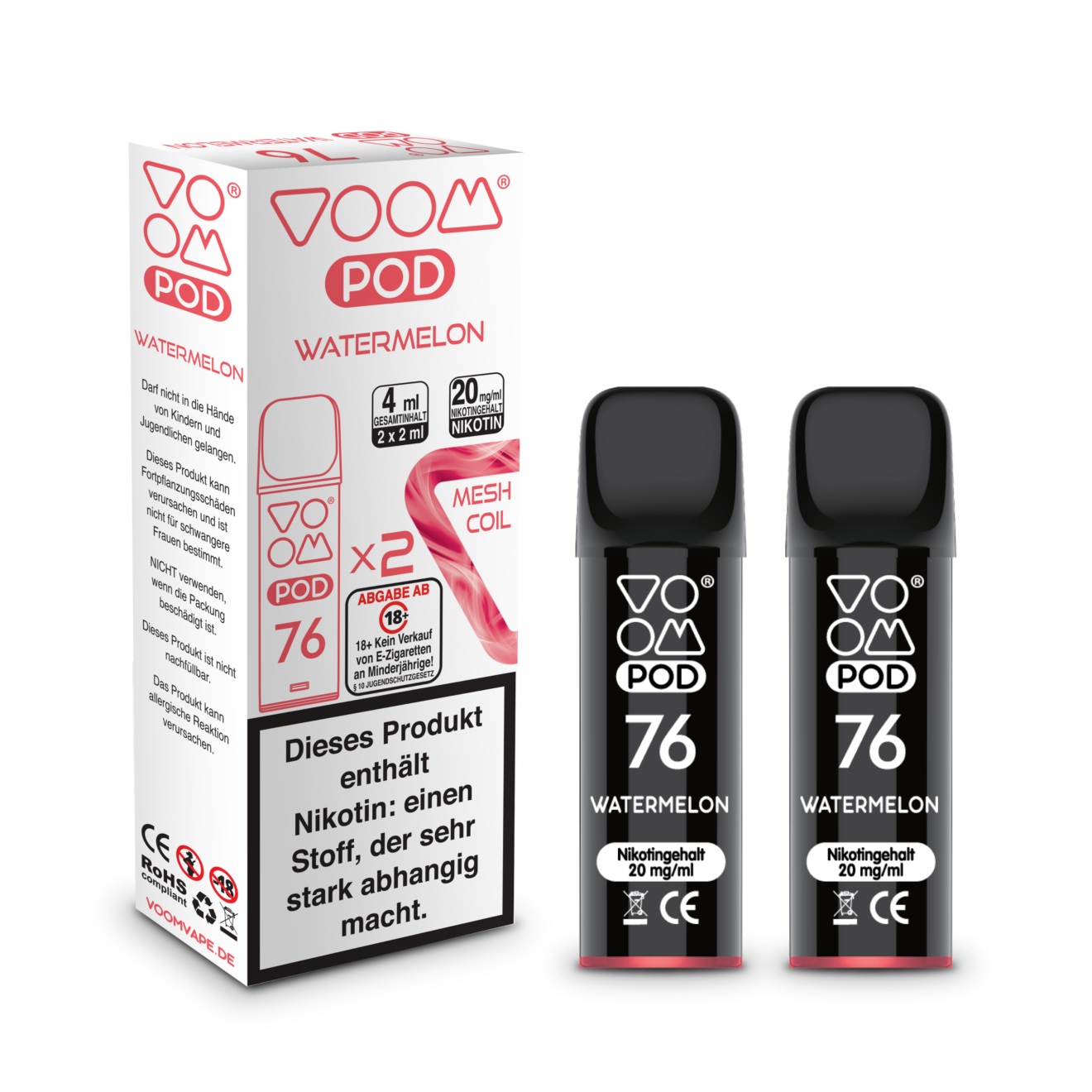 Voom Pod Watermelon 2x 600 - 23-7 Kiosk Donatus